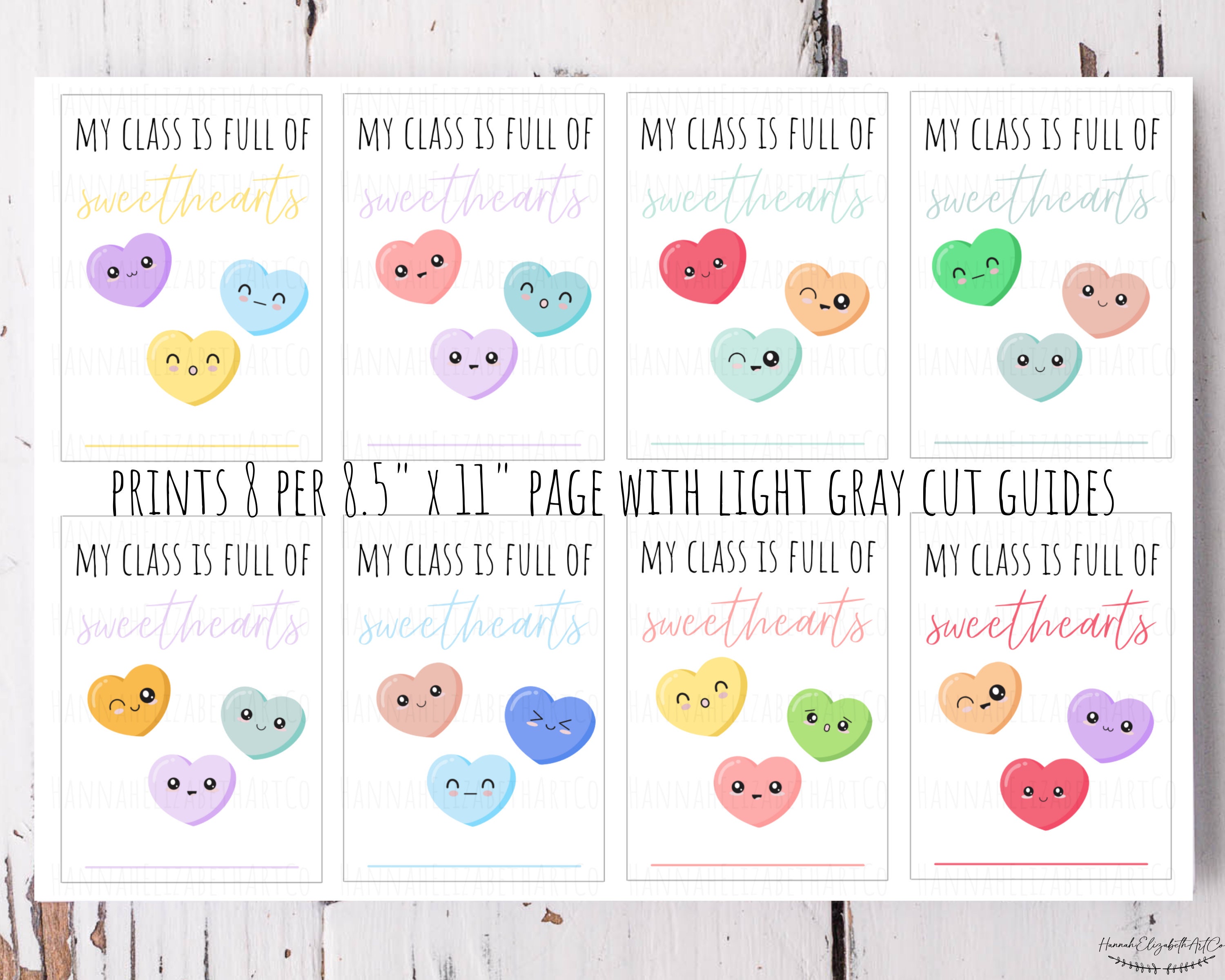 Printable Valentine's Cards - Printable Classroom Exchange Valentine's ...