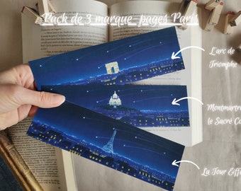 Paris Bookmark - Etsy