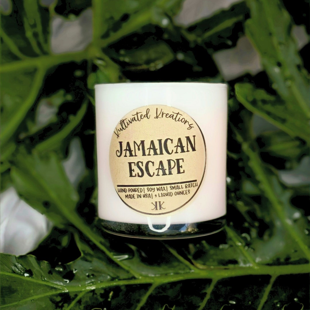 Jamaican Escape Scented Soy Wax Candle | Handmade Soy Wax Candle ...