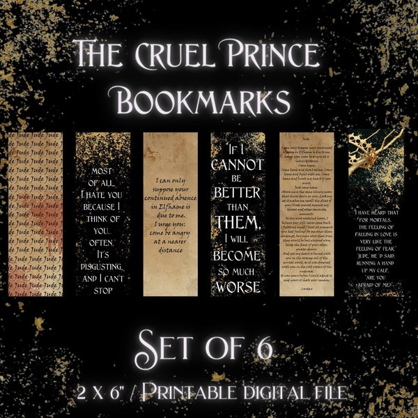 The Cruel Prince Merch - Etsy