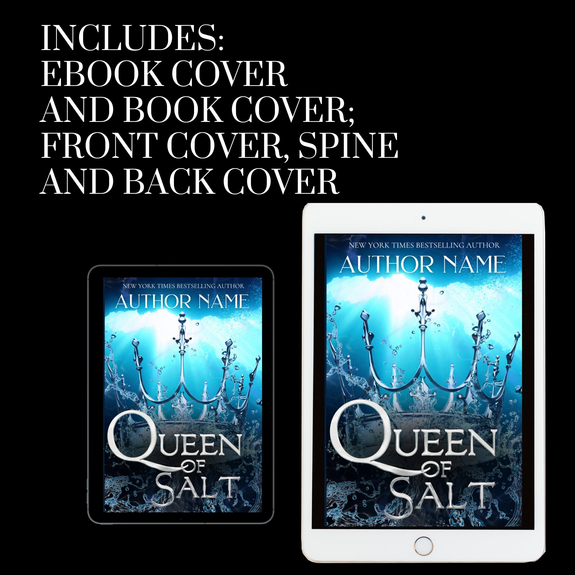 Customisable Book Cover Design | Pre-made Pirate Fantasy Romance ...