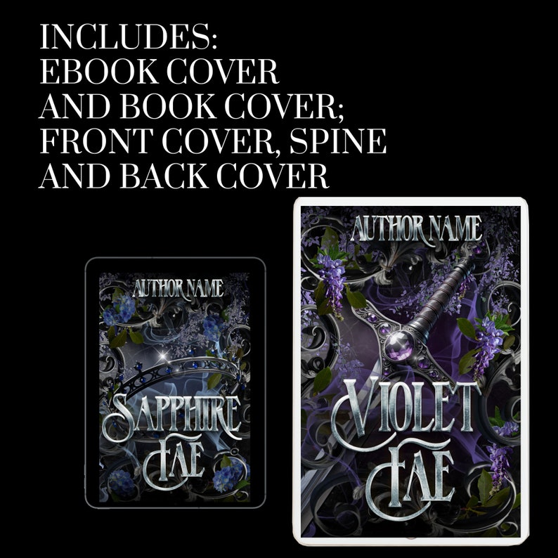 Customisable Book Cover Design Pre-made Romantasy Fantasy Romance ...