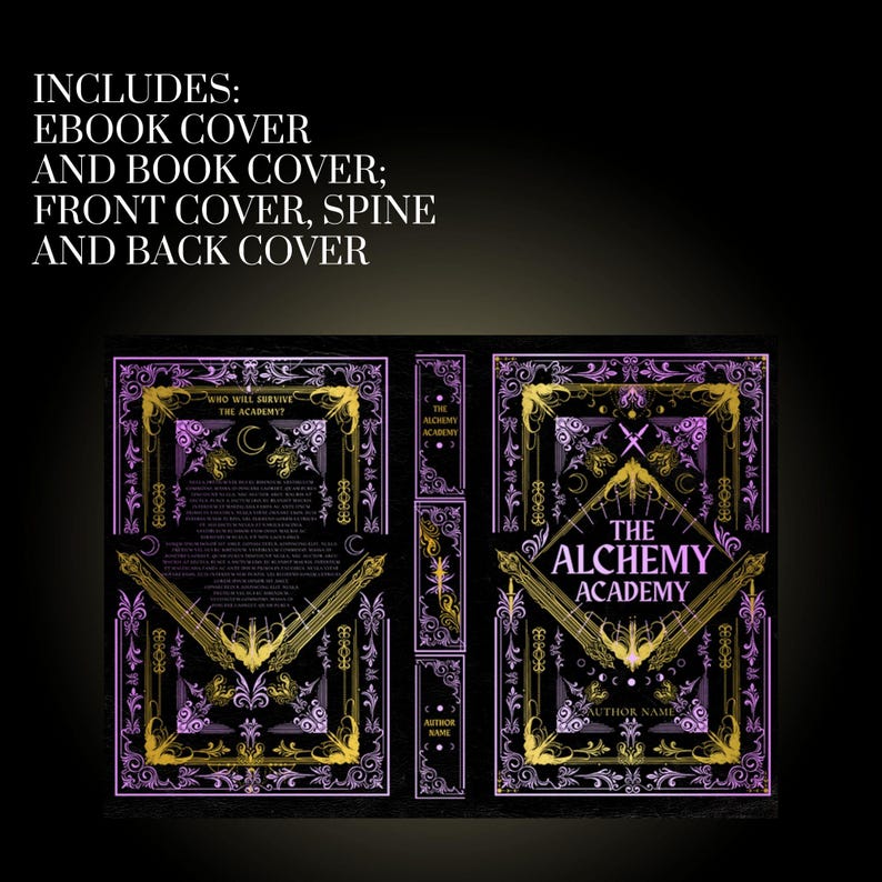 Customisable Book Cover Design | Pre-made Foil Special Edition Style ...