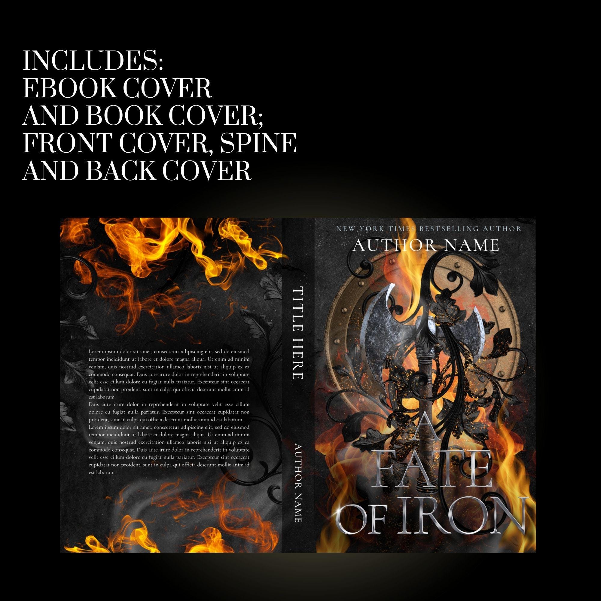 Customisable Book Cover Design | Pre-made Adventure Fantasy Physical ...