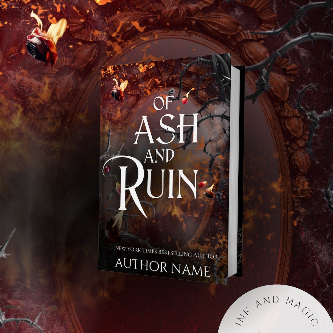 Customisable Book Cover Design Pre-made Fantasy Romance Physical Book ...