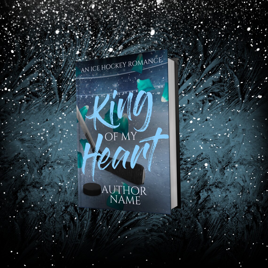 Customisable Book Cover Design | Pre-made Ice Hockey Romance Physical ...