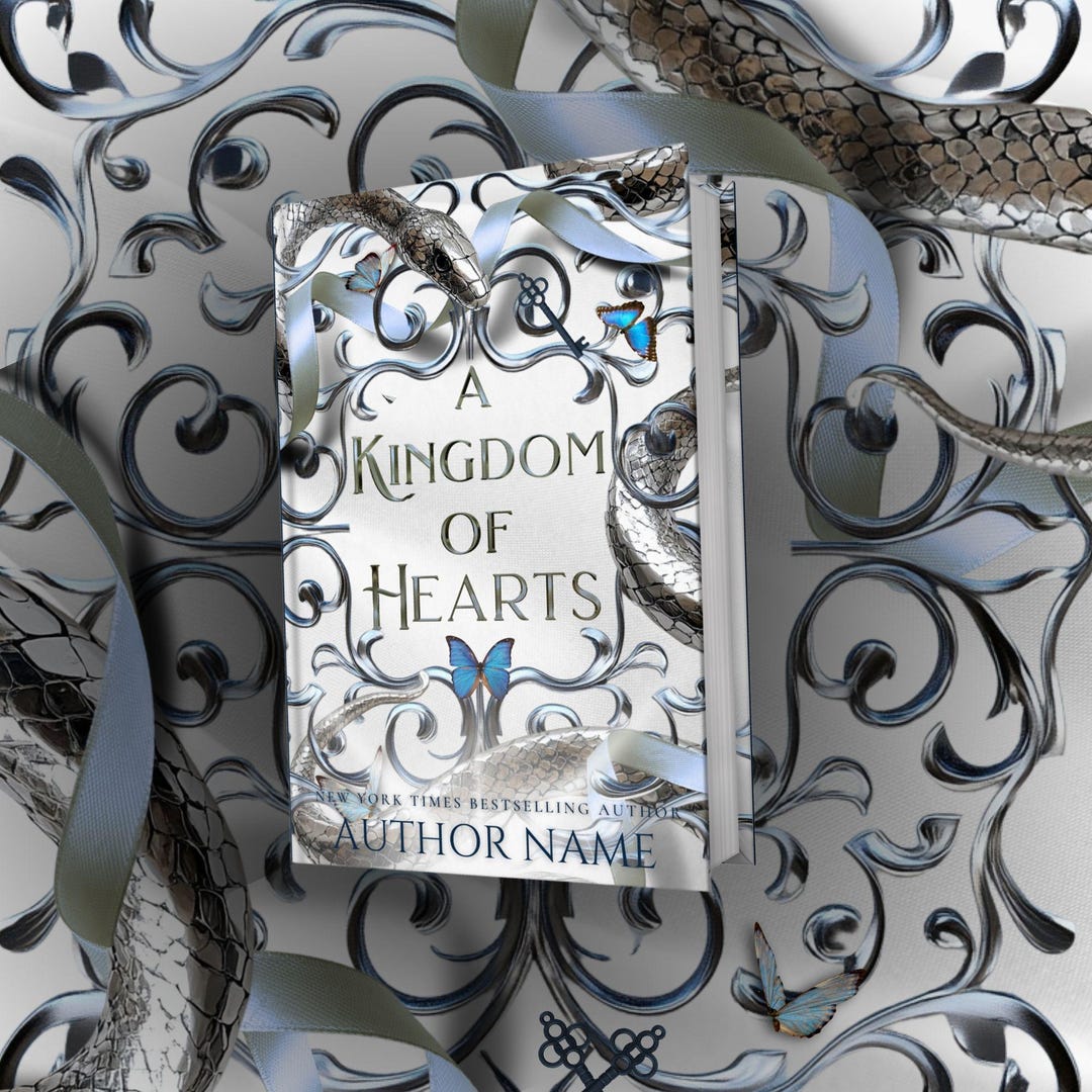 Customisable Book Cover Design | Pre-made Romantasy Physical Book and ...