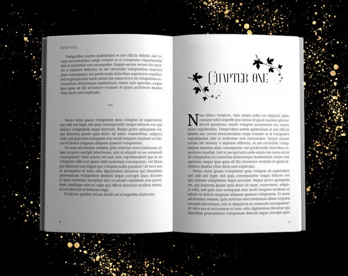 Magical Ivy Number Set | Chapter Insert Graphics for Self-published ...