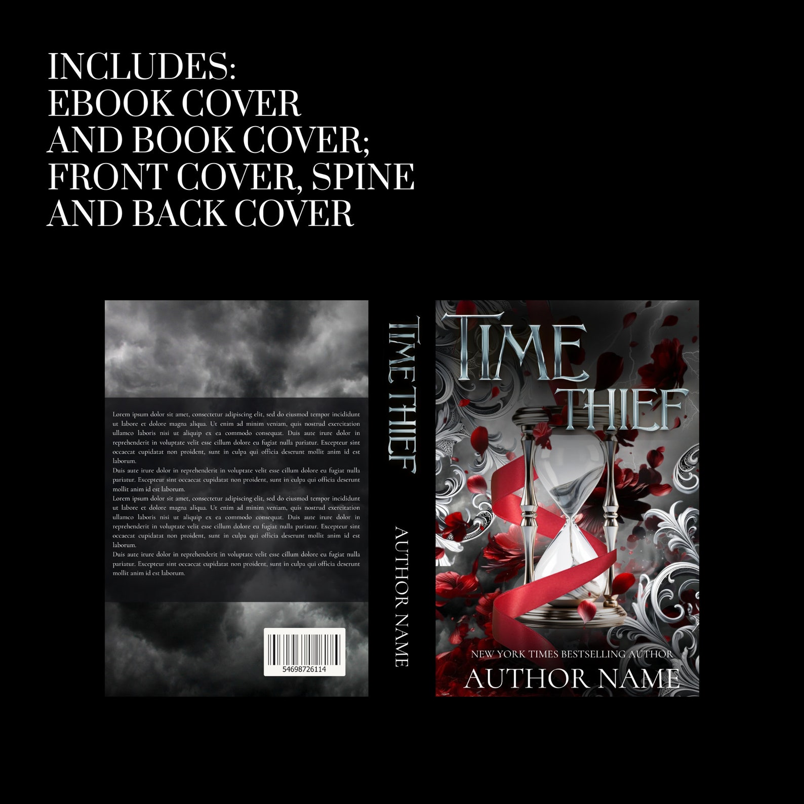 Customisable Book Cover Design | Pre-made Fantasy Adventure Romantasy ...