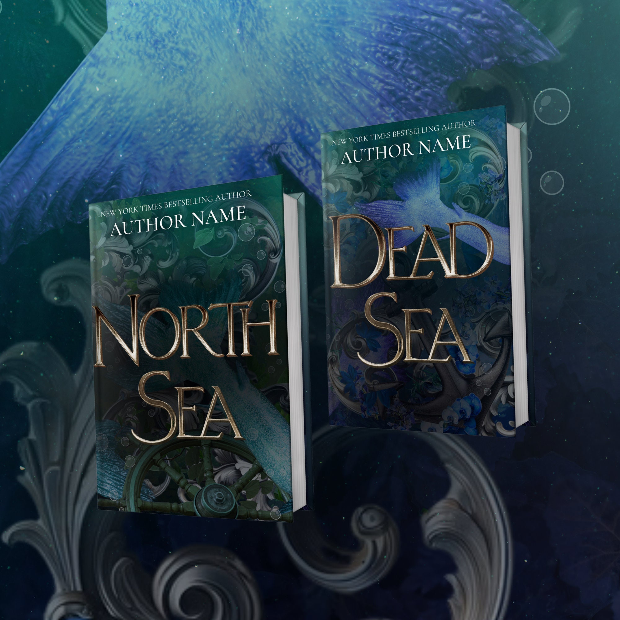 Customisable Book Cover Design | Pre-made Fantasy Pirate Siren Physical ...
