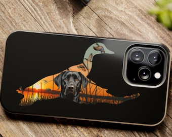 Black Labrador Duck Hunting Dog Phone Case for iPhone & Samsung - Etsy