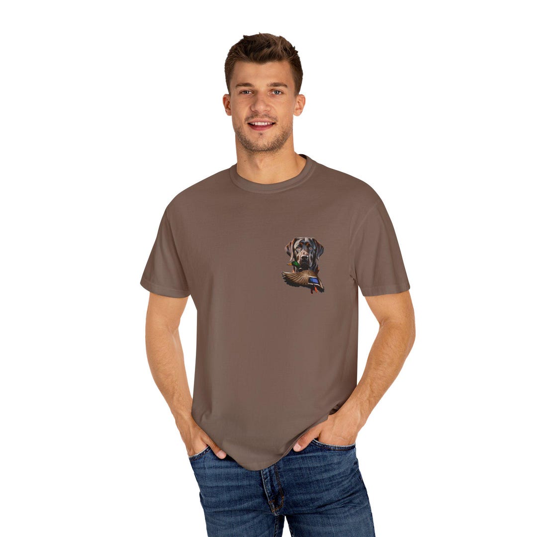 Chocolate Labrador Shirt Men, Duck Hunting Shirt Men, Comfort Colors ...
