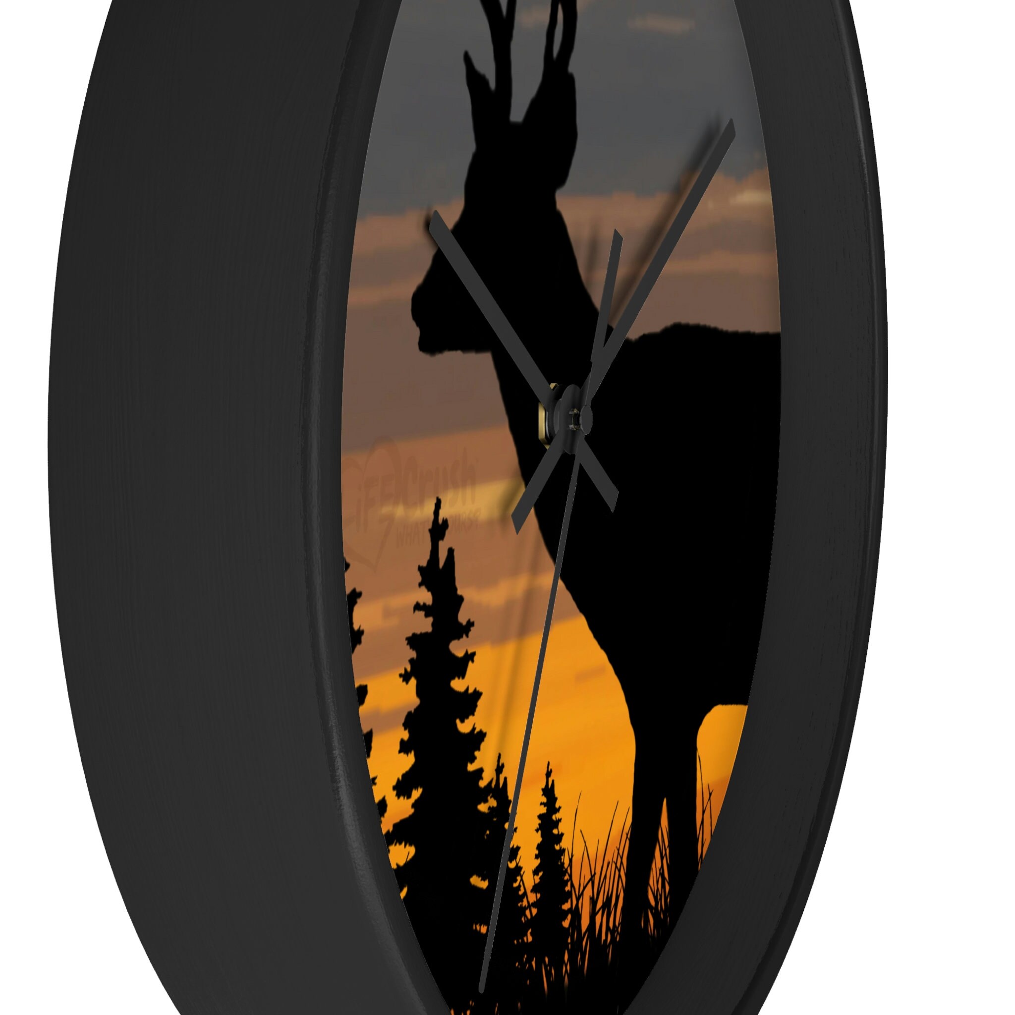 Sunrise Trophy Buck Clock for Men, Deer Hunting Clock for Dad, Deer ...