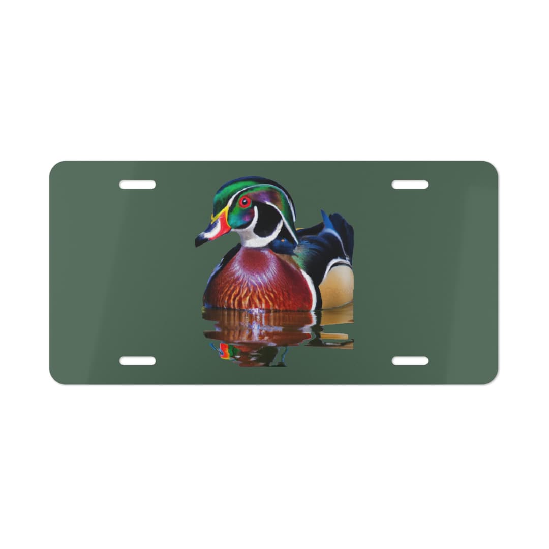 Wood Duck License Plate, Duck Hunting License Plate, Duck Hunter Tag ...