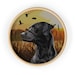 Amazing Black Labrador Wall Clock, Labrador Retriever Clock, Duck ...