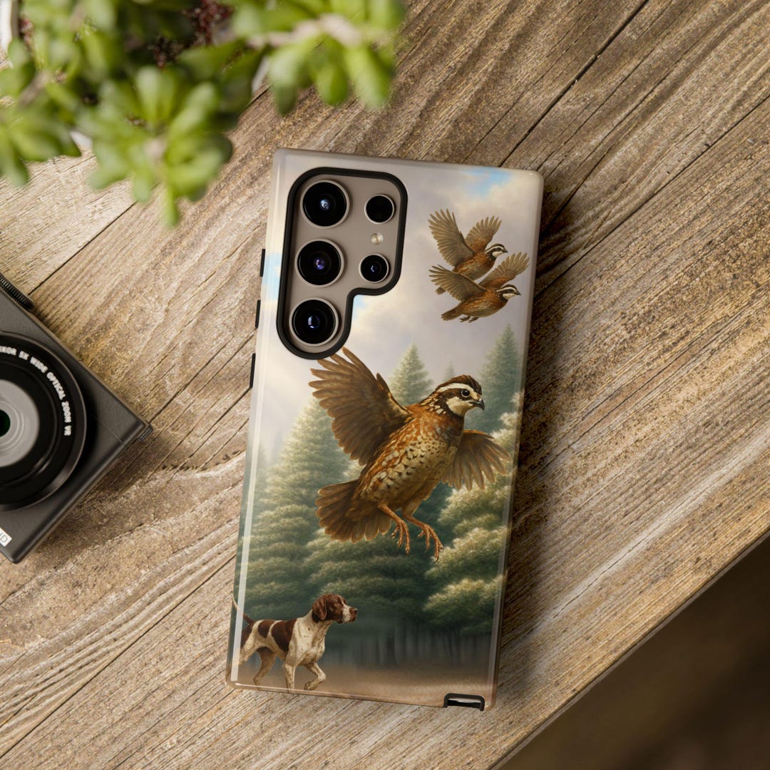 Bobwhite Quail Android Phone Case, Quail Hunting Gifts, Quail Hunting ...