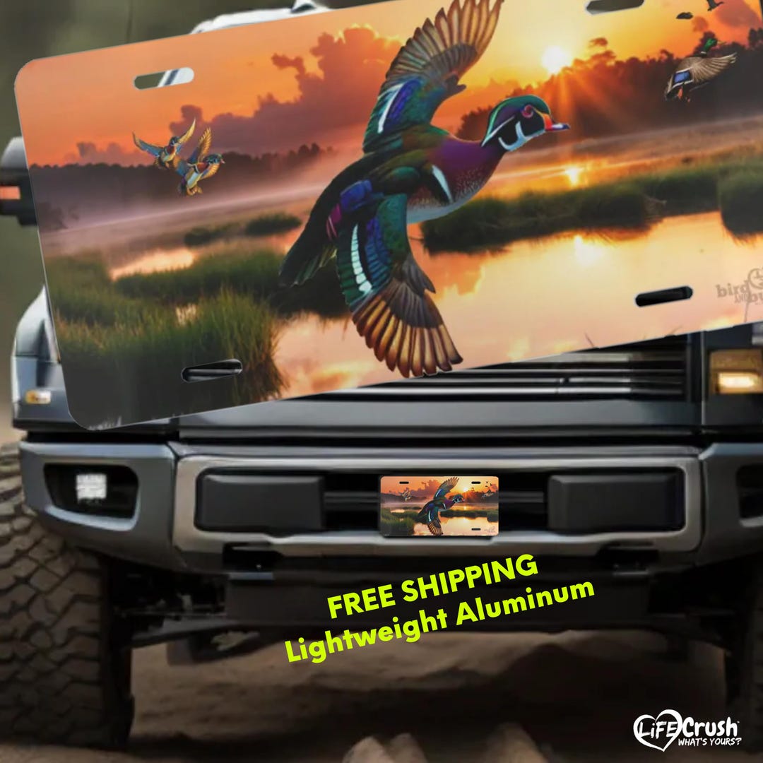 Wood Duck Hunting License Tag, Duck Hunting Gifts for Men, Duck License ...