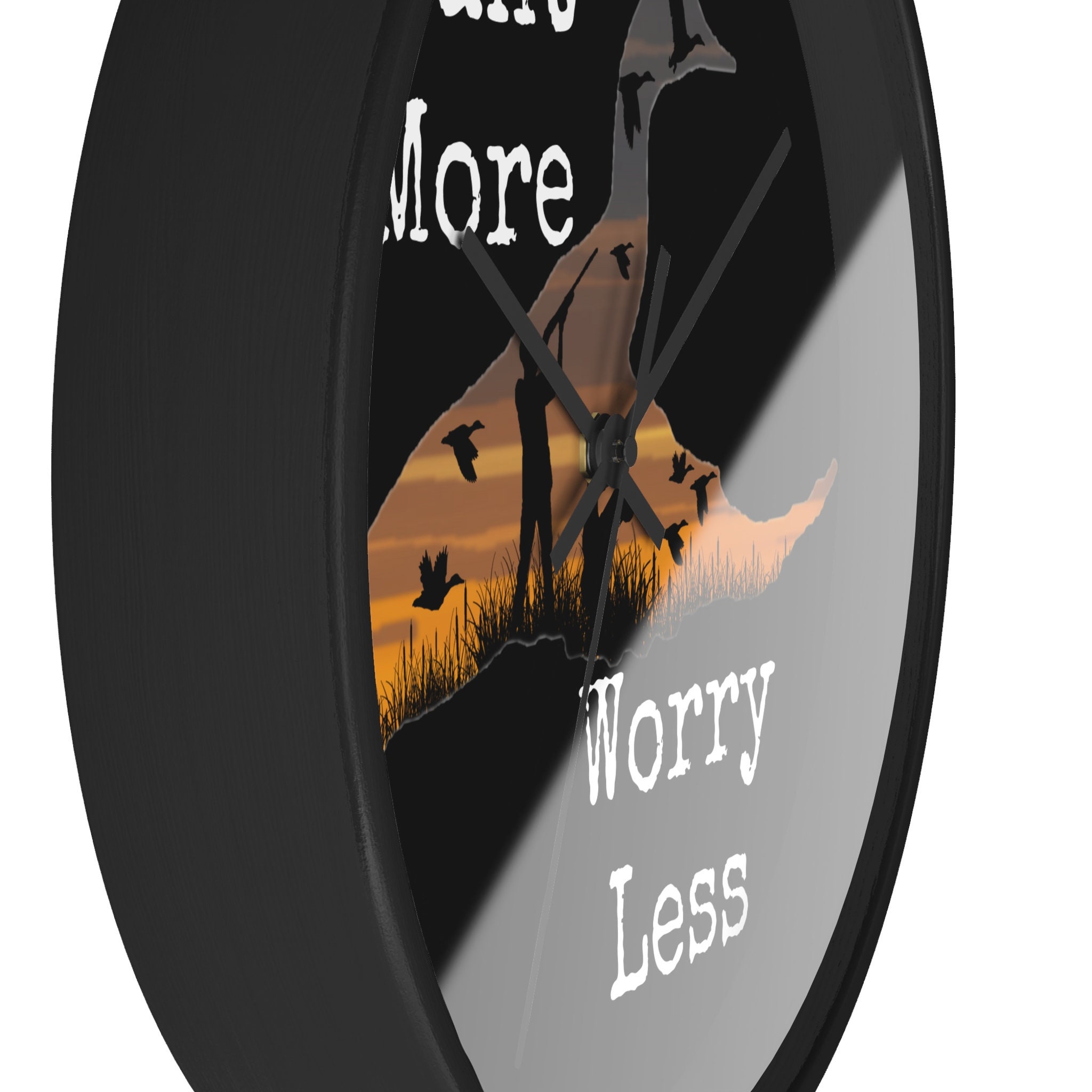 Duck Hunting Wall Clock, Duck Hunter Wall Clock, Duck Décor for Cabin ...