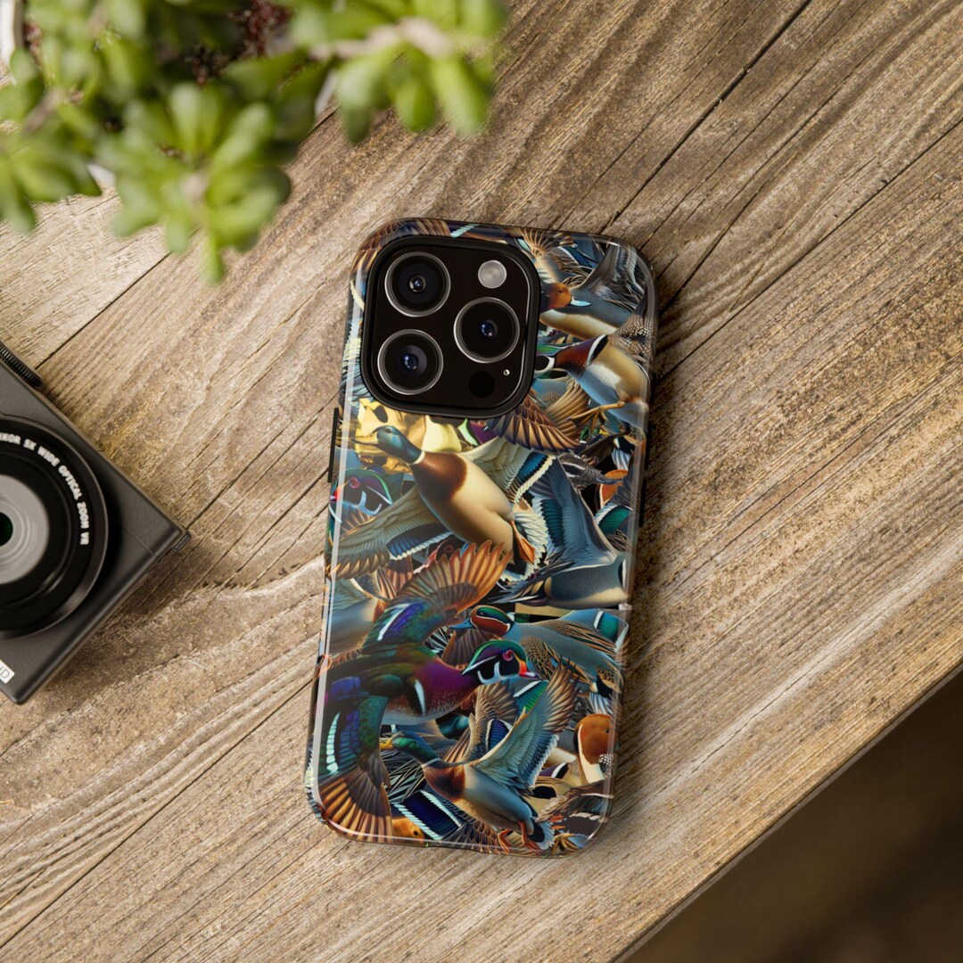 Wood Duck Phone Case, Duck iPhone 17 Tough Case, Duck Hunting Gifts Men ...