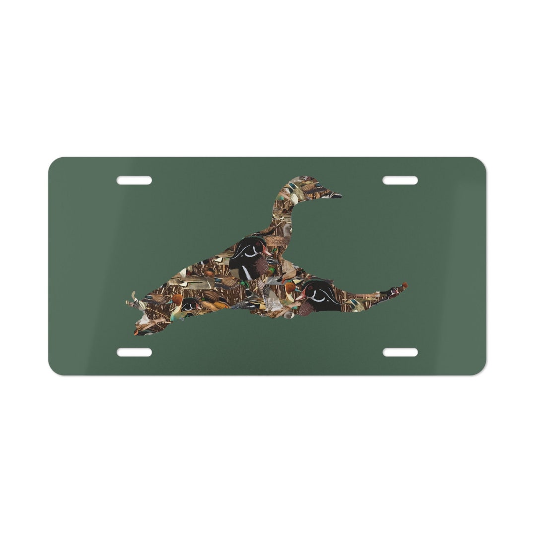 Mallard License Plate, Duck Hunting License Plate, Wood Duck Car Tag ...