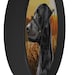 Amazing Black Labrador Wall Clock, Labrador Retriever Clock, Duck ...