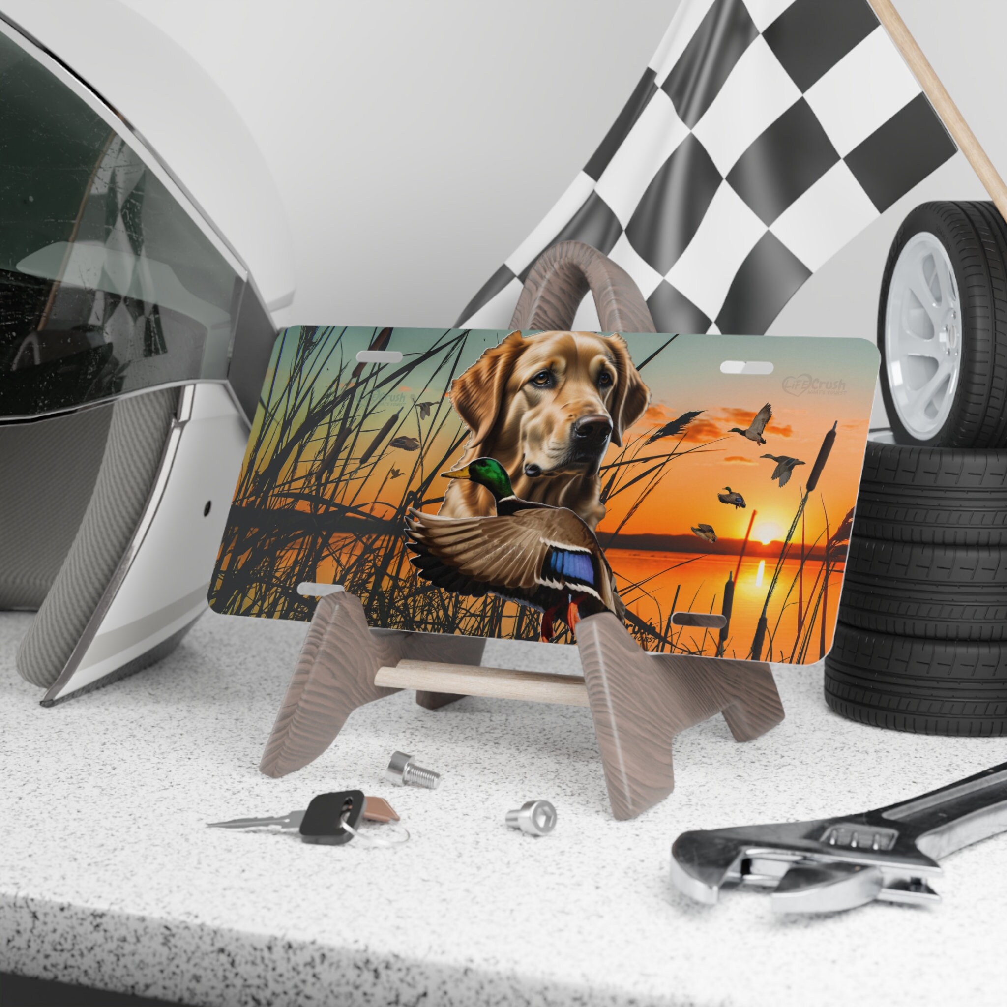 Golden Retriever License Plate Duck Hunting License Plate - Etsy