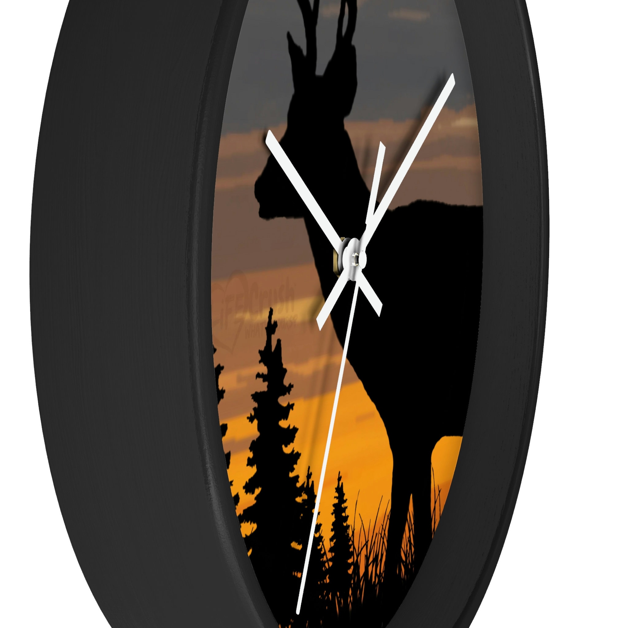 Sunrise Trophy Buck Clock for Men, Deer Hunting Clock for Dad, Deer ...