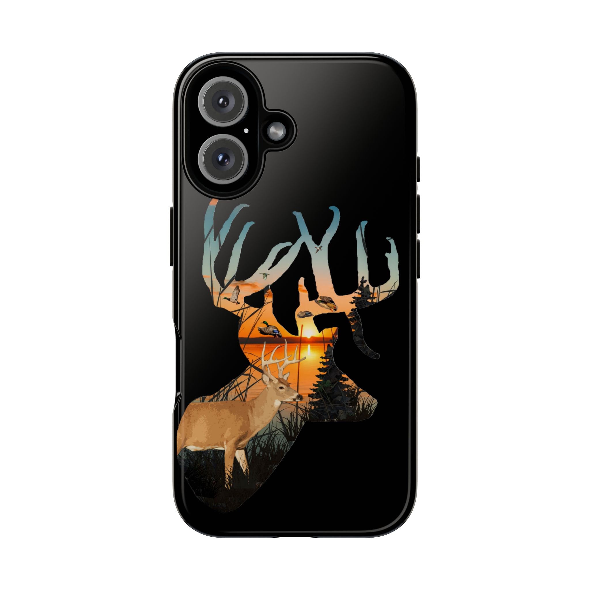 Deer Hunting iPhone 16 Case, Whitetail Phone Case, Buck iPhone Tough ...