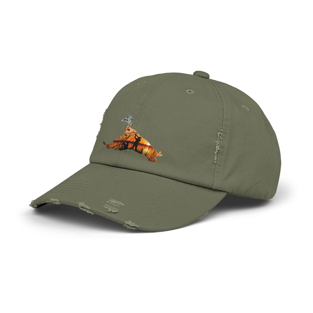 Duck Hunting Hat Men, Duck Hunter Gift, Flying Mallard Dad Hat, Hunting ...