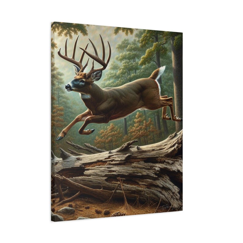 Whitetail Buck Wall Art, Deer Hunter Wall Decor, Deer Hunting Gifts ...