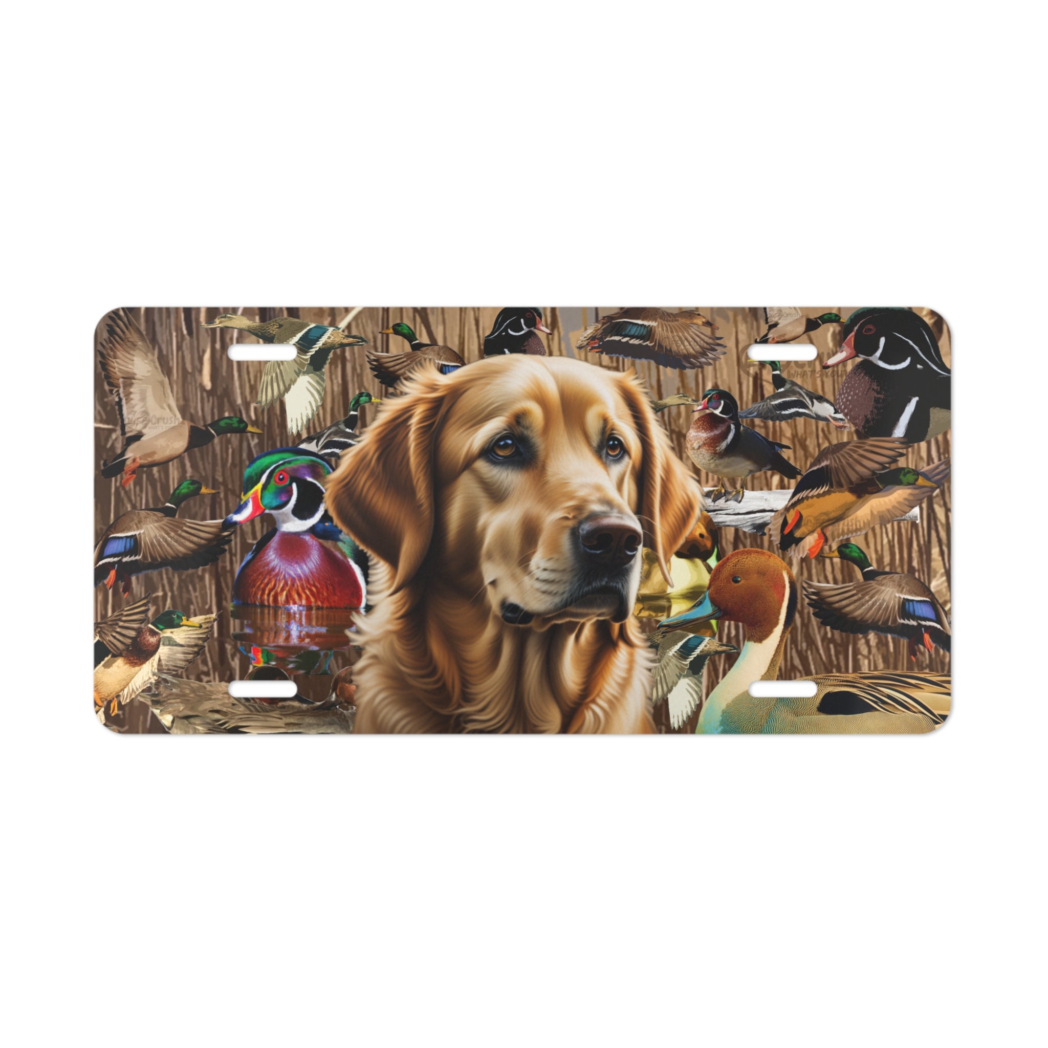 Golden Retriever License Plate Duck Hunting License Plate - Etsy