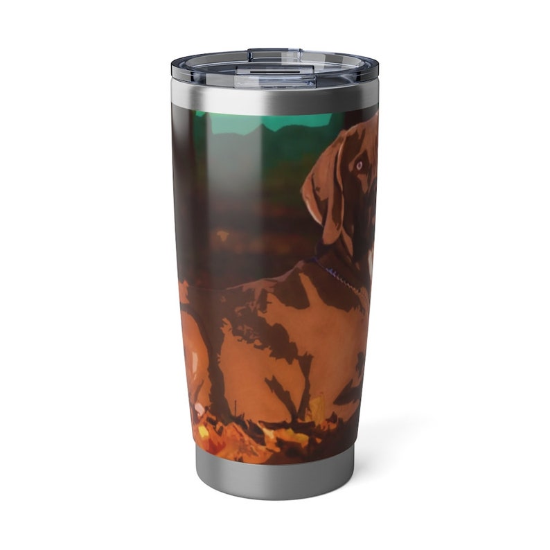 20oz Stainless Chocolate Labrador Tumbler, Chocolate Labrador Gift ...