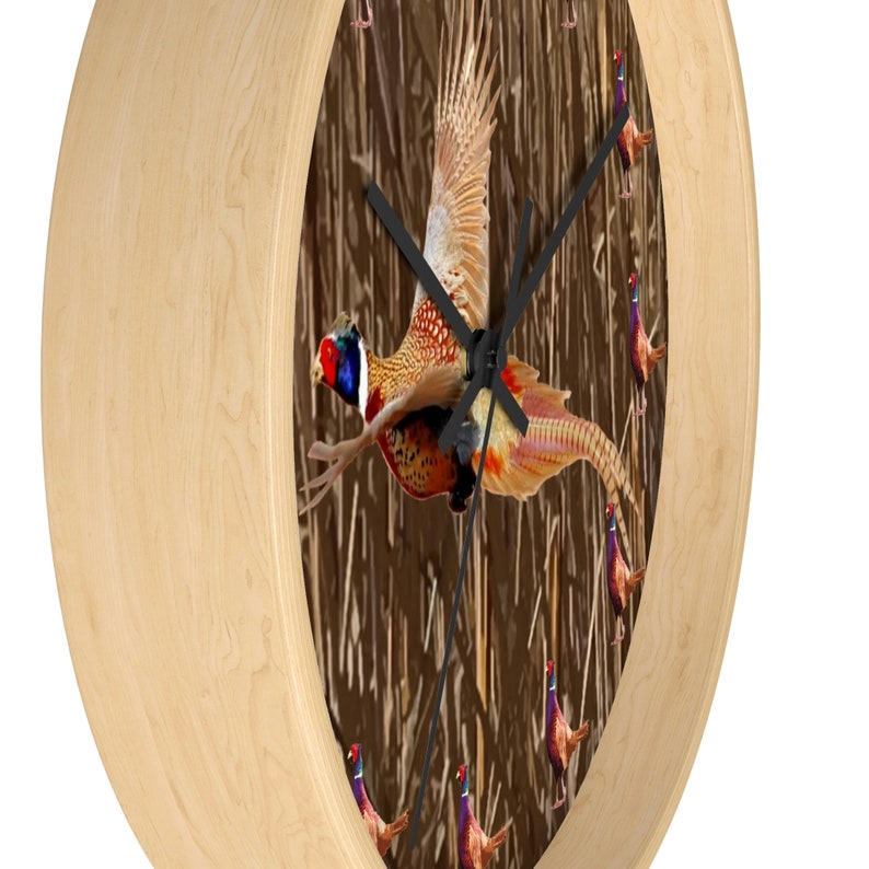 Dad Gift Pheasant Clock, Dad Gift Pheasant Hunting, Pheasant Hunting ...