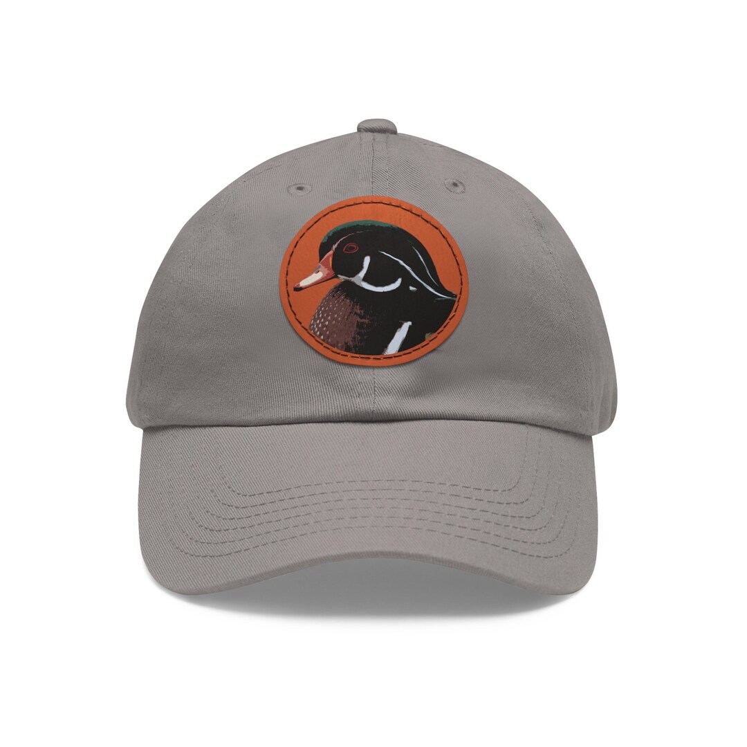 Wood Duck Hat Men, Duck Hunting Gifts for Men, Leather Patch Duck ...