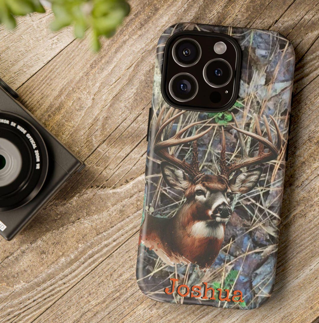Trophy Buck iPhone Tough Case, Whitetail Deer Phone Case, Deer Camo ...
