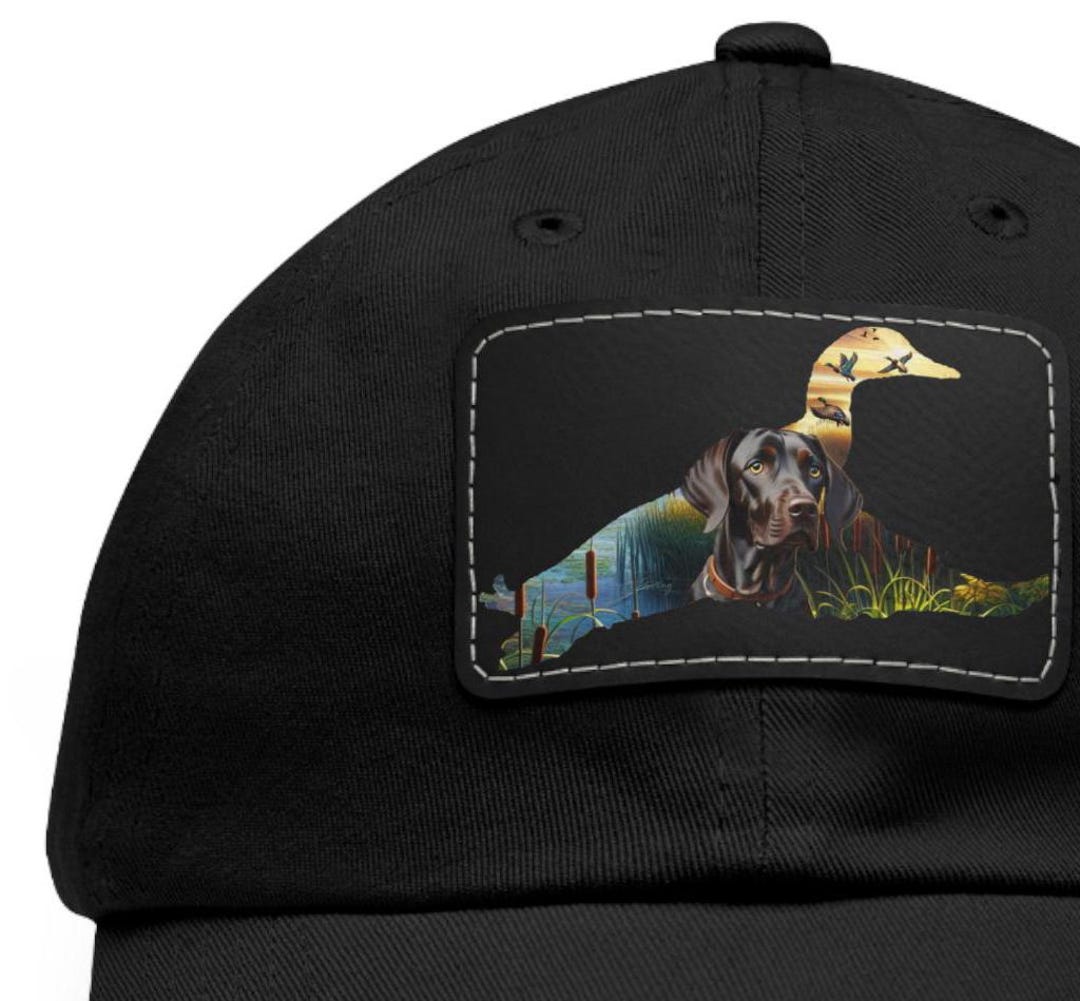 German Shorthaired Pointer Hat, Duck Hat, Flying Mallard Dad Hat ...