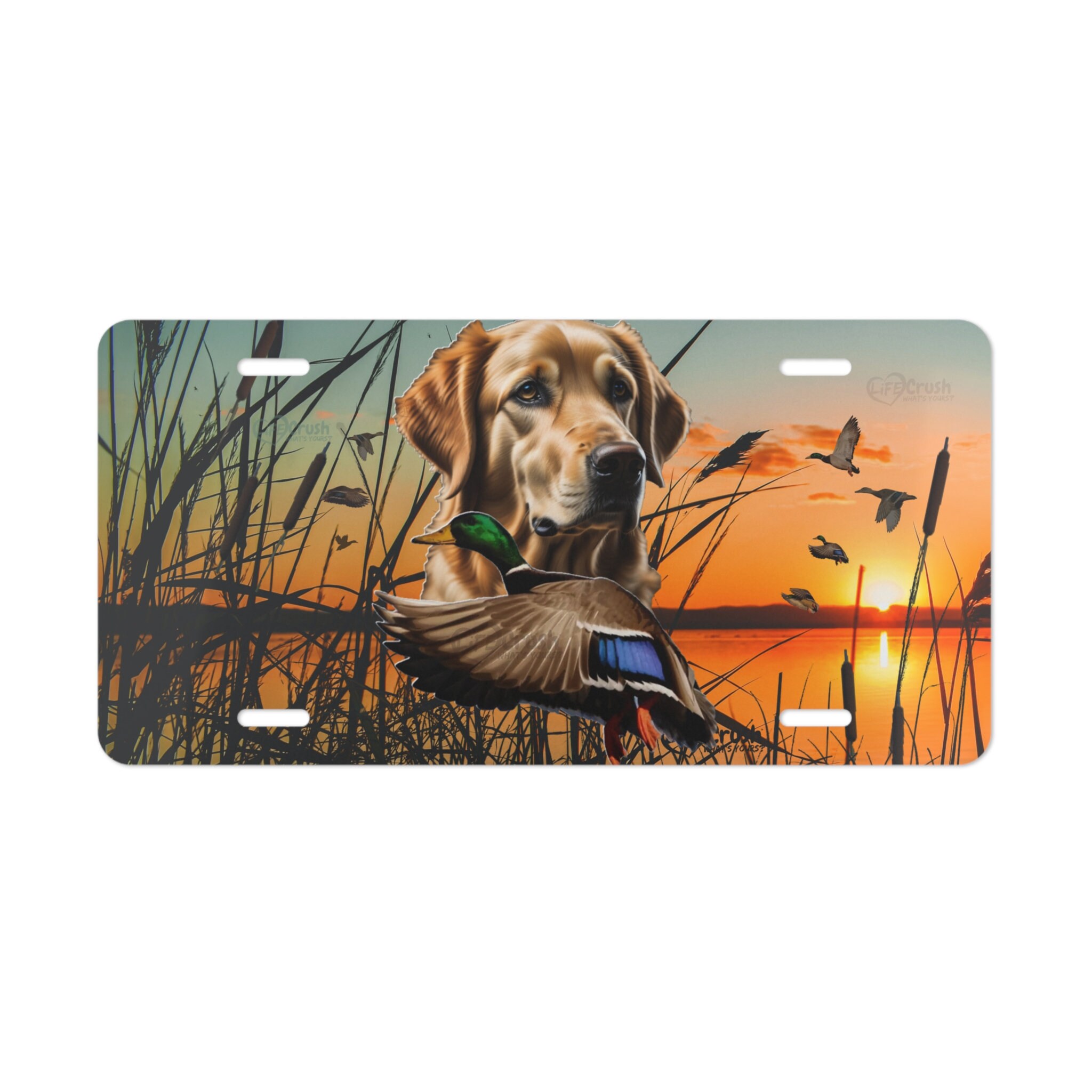 Golden Retriever License Plate Duck Hunting License Plate - Etsy