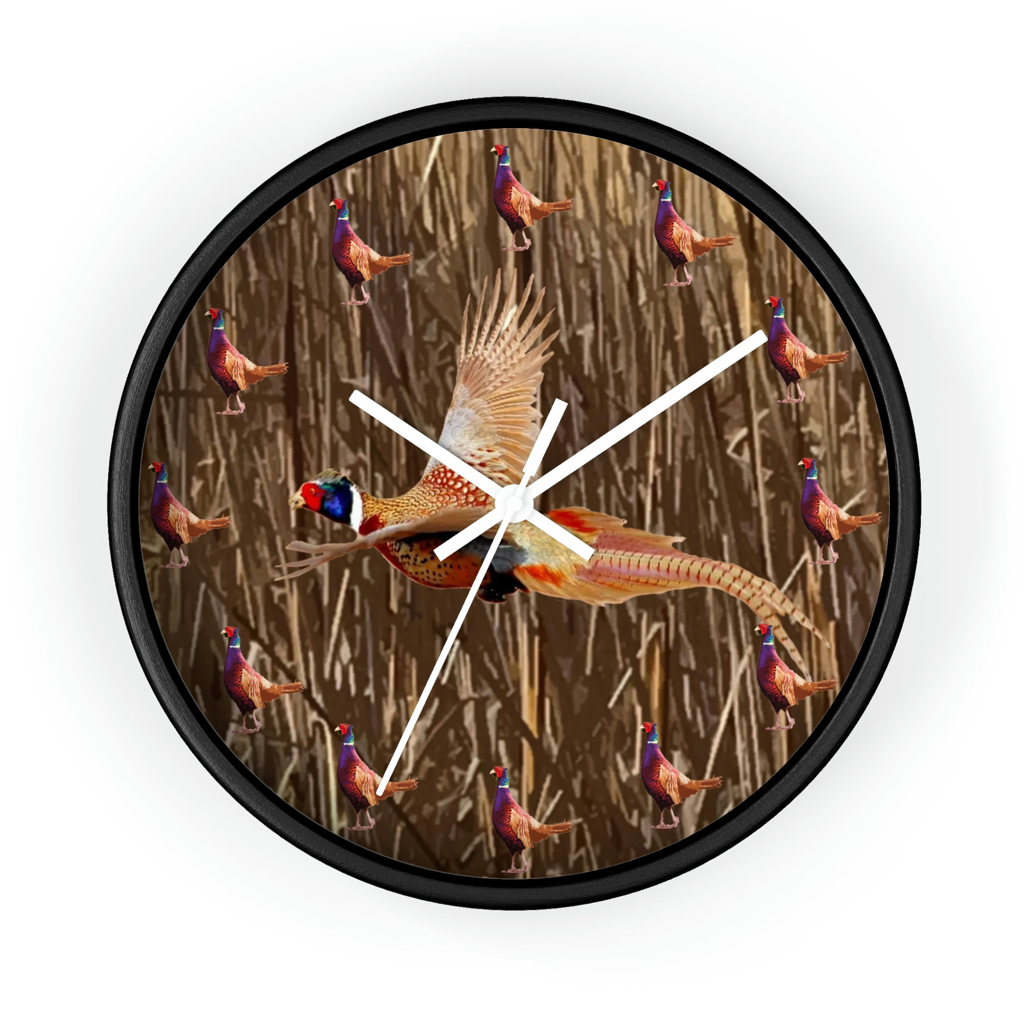 Dad Gift Pheasant Clock, Dad Gift Pheasant Hunting, Pheasant Hunting ...