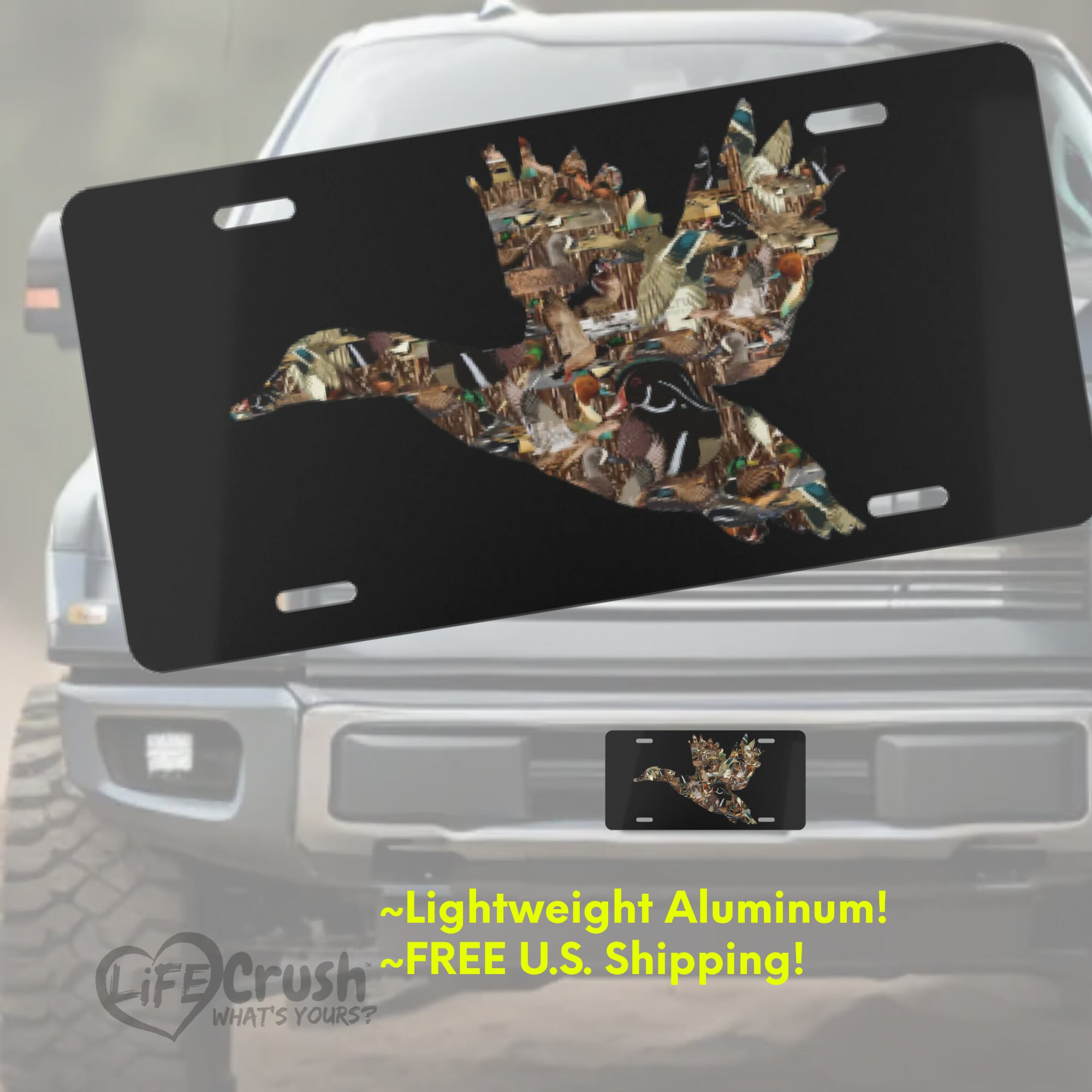 Mallard Duck License Plate, Duck Hunting License Plate, Wood Duck ...