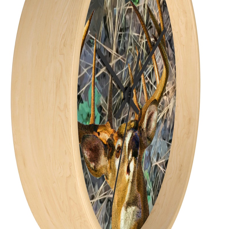 Trophy Buck Wall Clock, Deer Hunting Wall Clock, Deer Hunting Décor ...