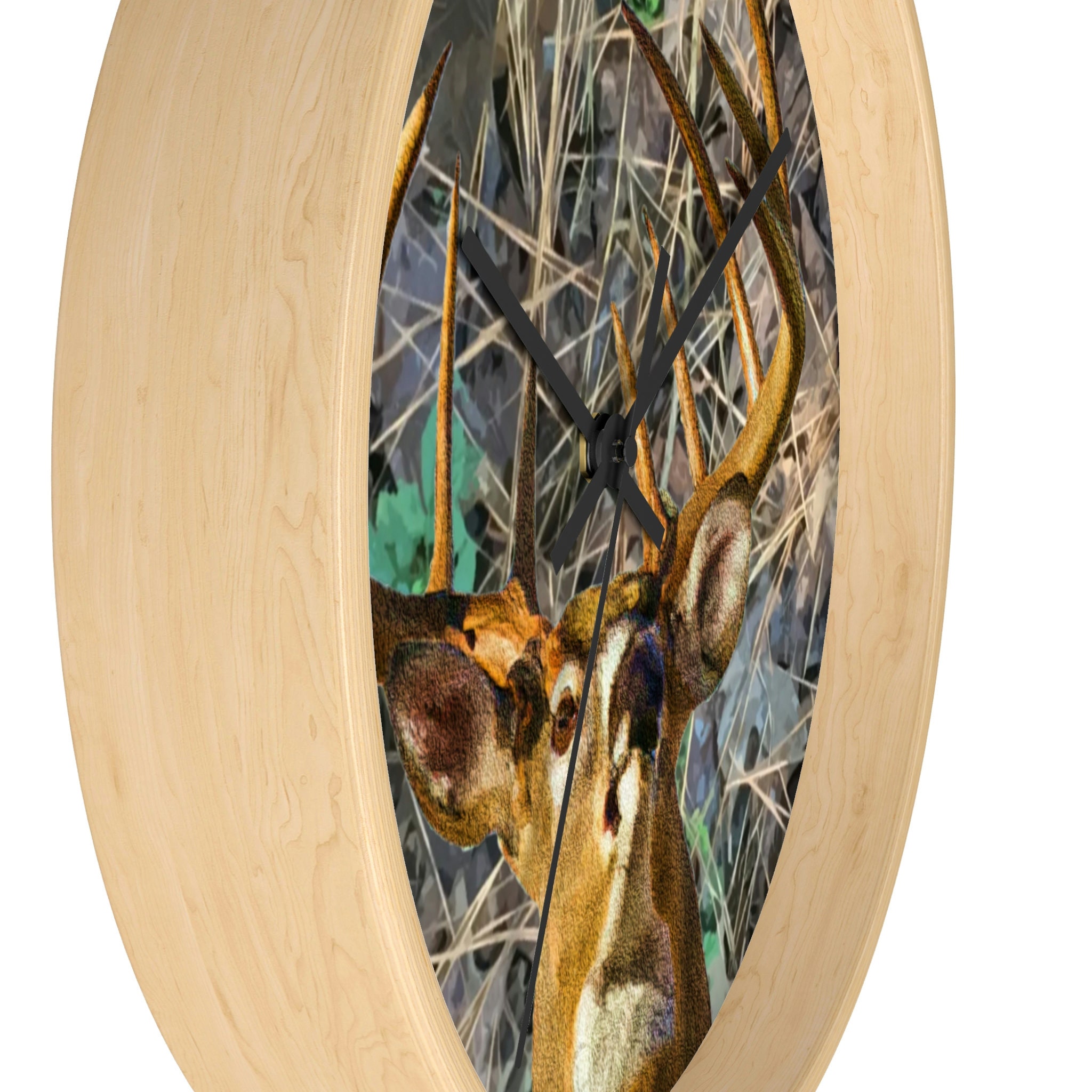 Trophy Buck Wall Clock, Deer Hunting Wall Clock, Deer Hunting Décor ...