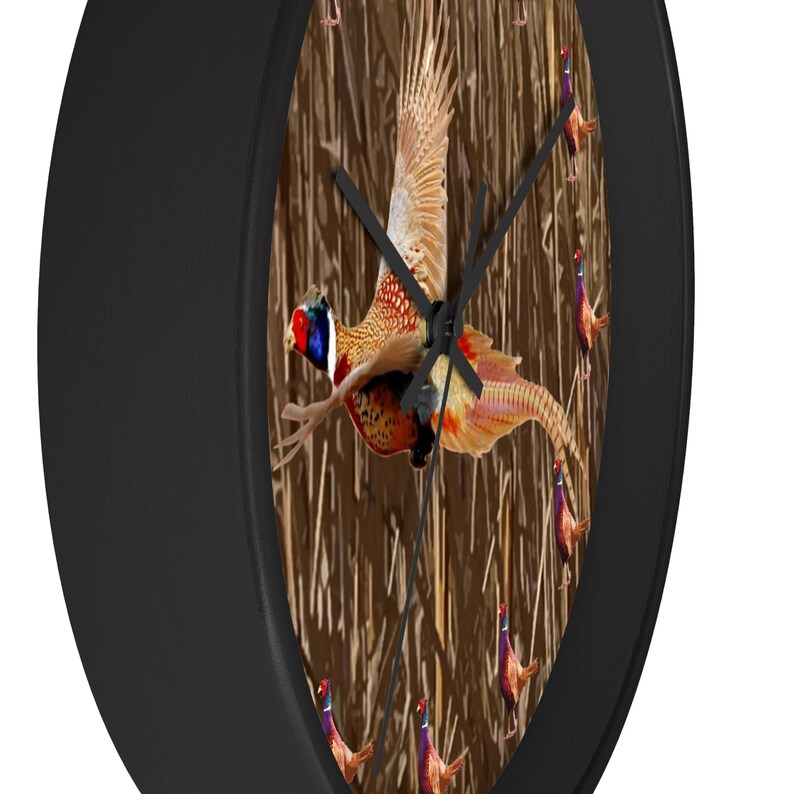 Dad Gift Pheasant Clock, Dad Gift Pheasant Hunting, Pheasant Hunting ...