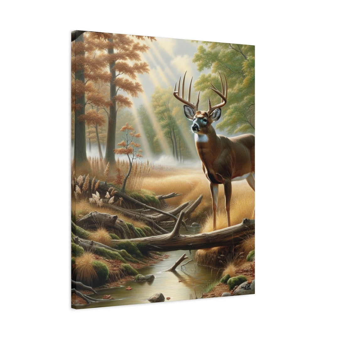 Whitetail Buck Wall Art, Deer Hunter Wall Decor, Deer Hunting Gifts ...