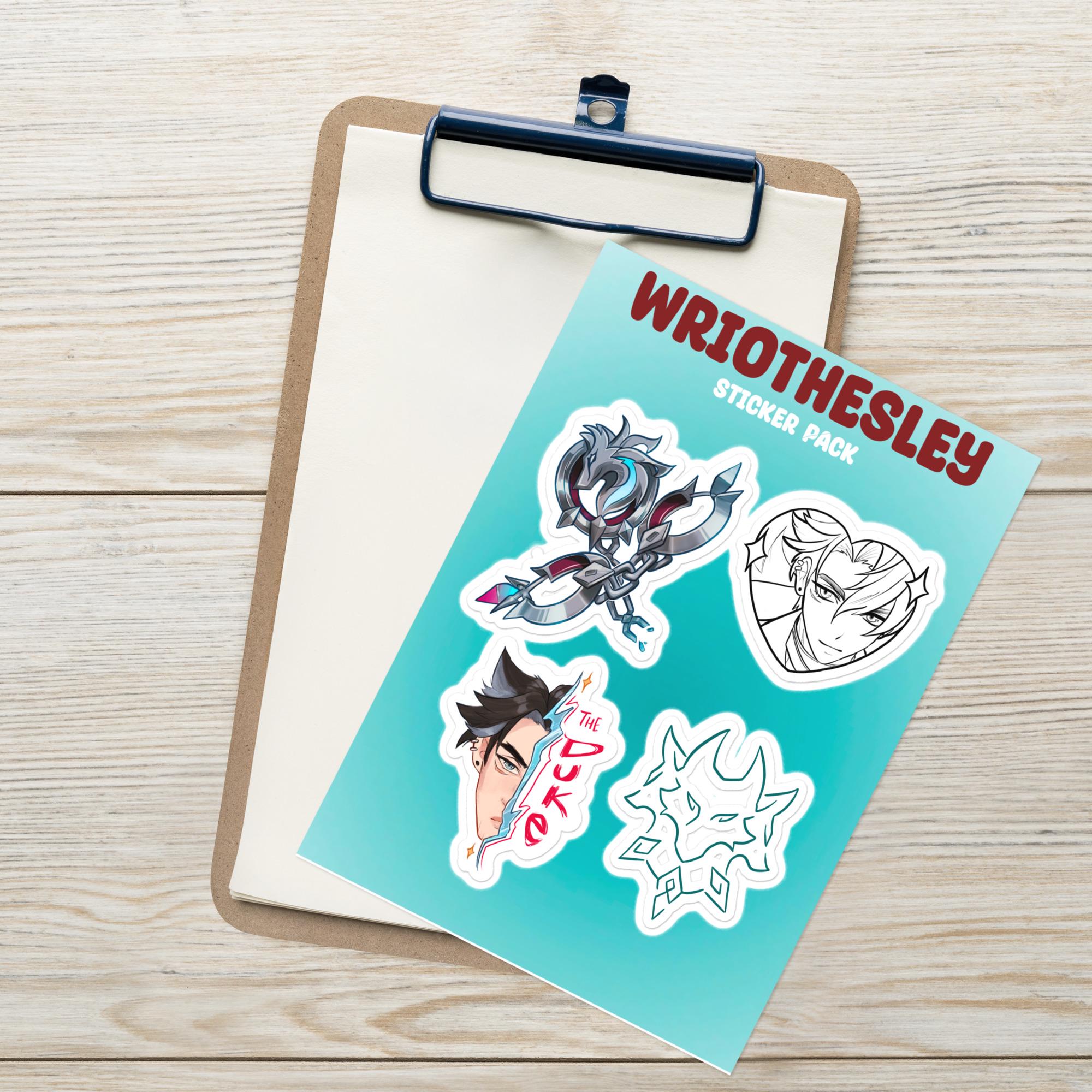 Wriothesley - Sticker Sheet (genshin Impact) - Etsy
