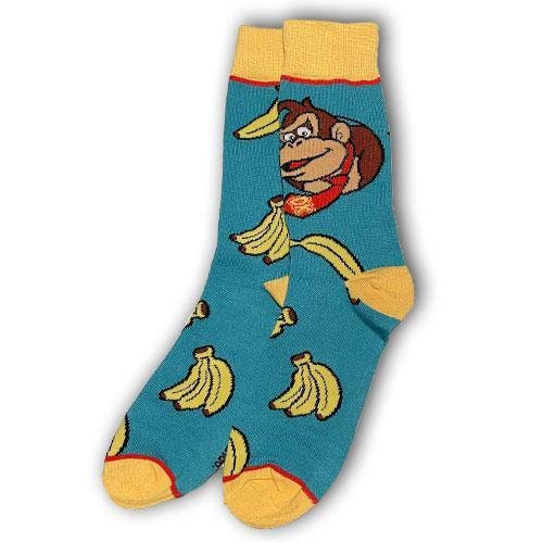 Super Mario Sock Bundle - Sock Bro Novelty Socks - Mario, Luigi, Donkey ...