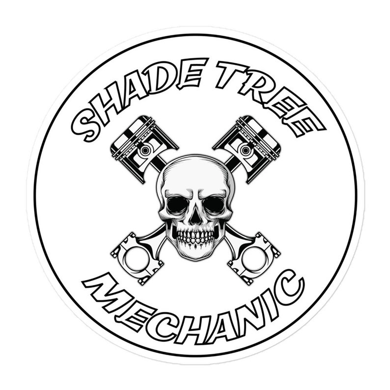Shade Tree Mechanic Sticker - Etsy