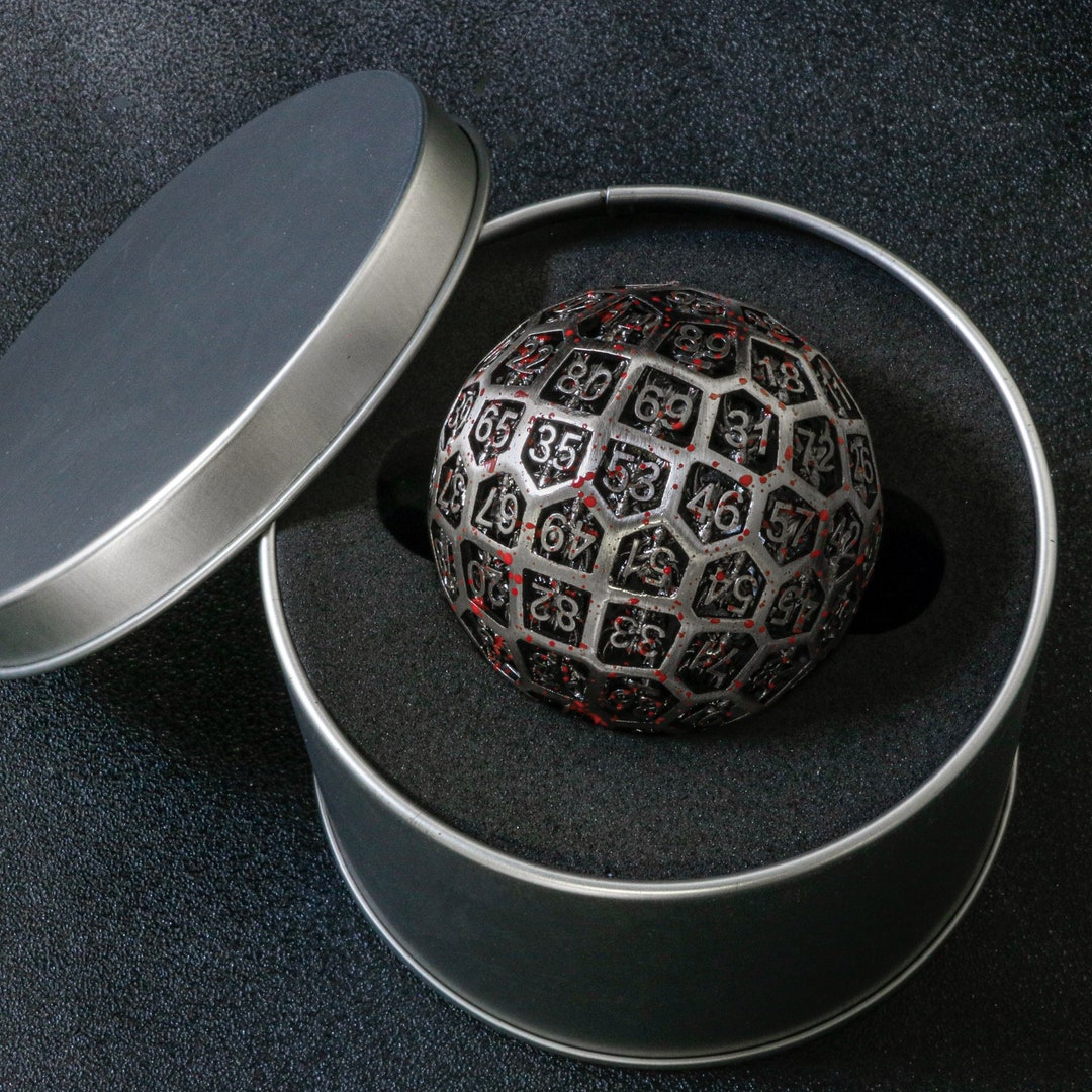 D100 Hollow Dice Metal Dnd Dice Dungeons and Dragons Role Playing Game ...