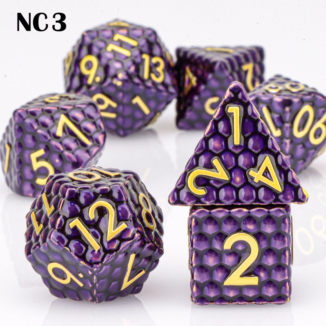 Honeycomb DND Dice Polyhedral Dice Dungeonsanddragons - Etsy