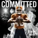 Athlete "committed" Fire Background: Sports Poster Design (digital ...