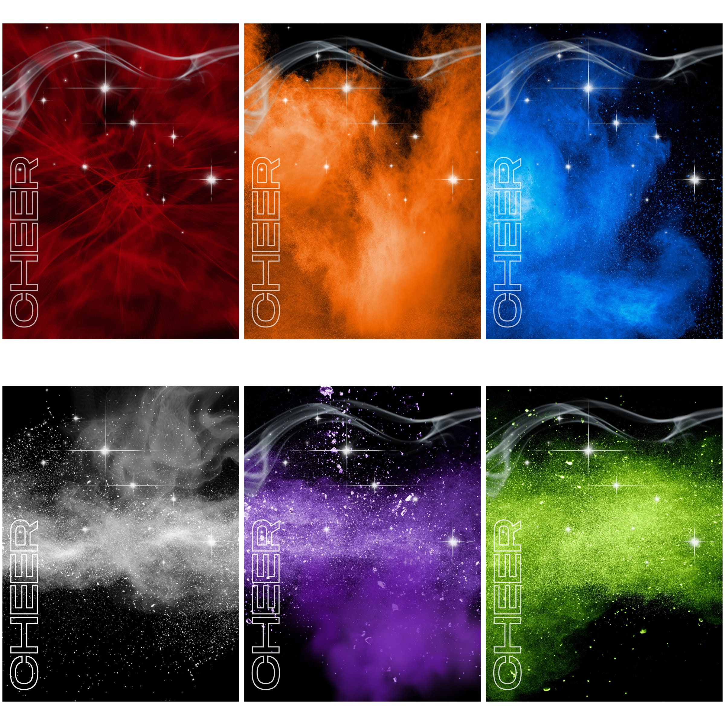 Cheerleading Space Background 18 X 24 Inch 300 Dpi-digital - Etsy